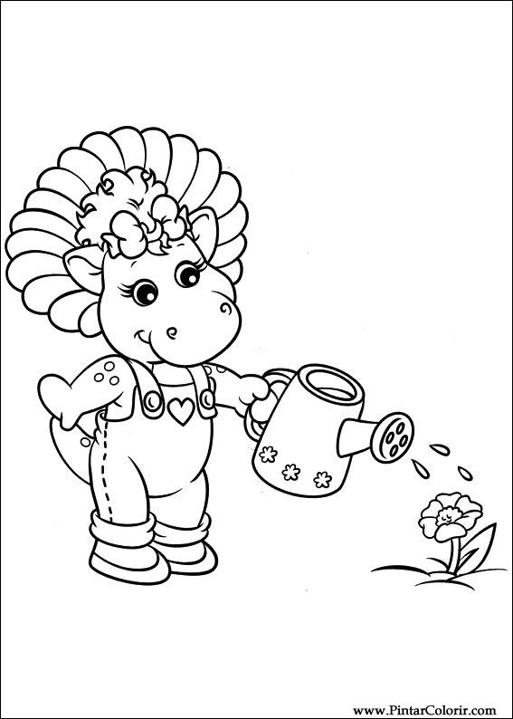 Desenhos Para Pintar e Colorir Barney - Imprimir Desenho 014 Desenhos Para Pintar e Colorir Barney - Imprimir Desenho 014