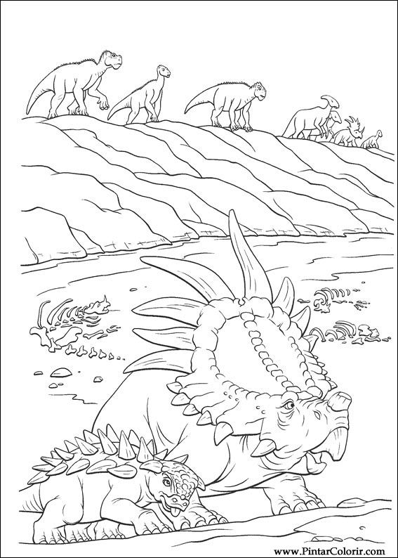 Dinosaure Coloriage Aladar Dinosaures Dinozavri Colorir Ausmalbilder ...
